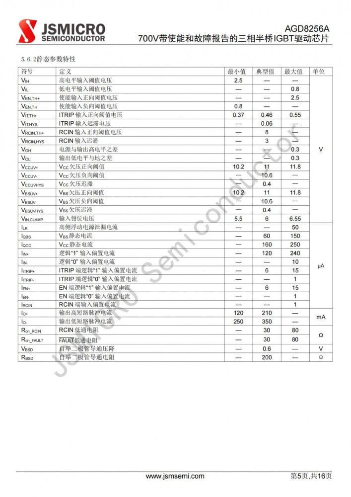 AGD8256A-JSM datasheet page 5