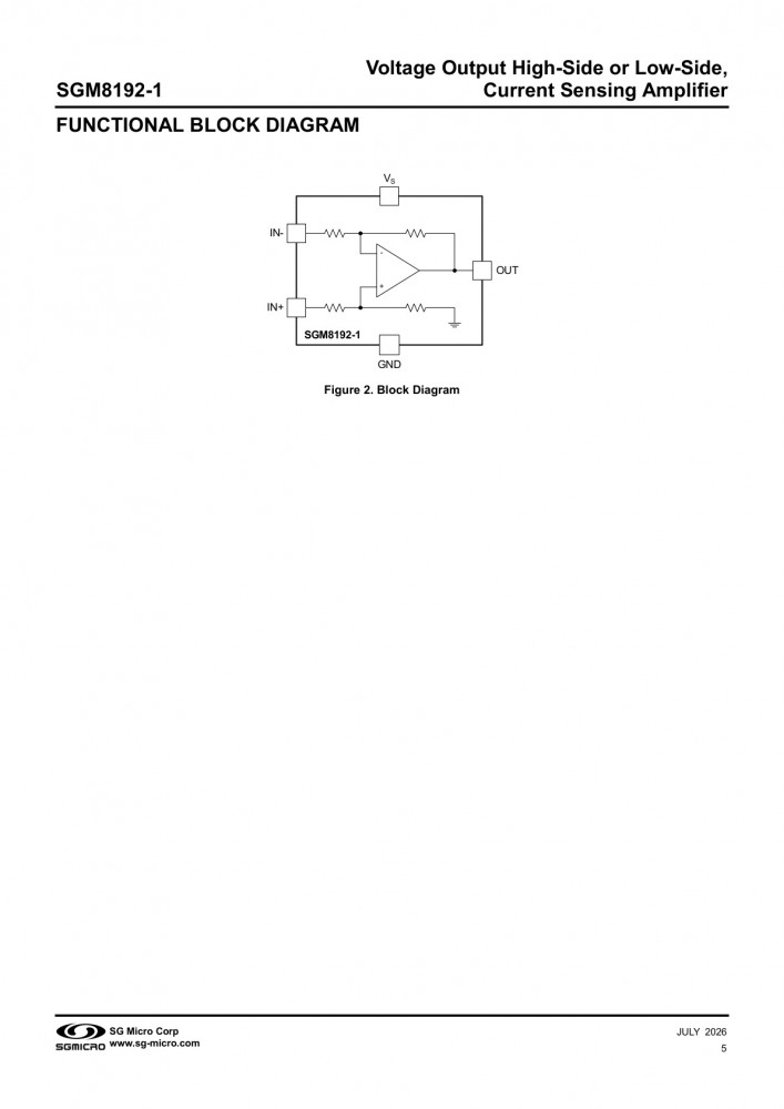 SGM8192-1 datasheet page 5