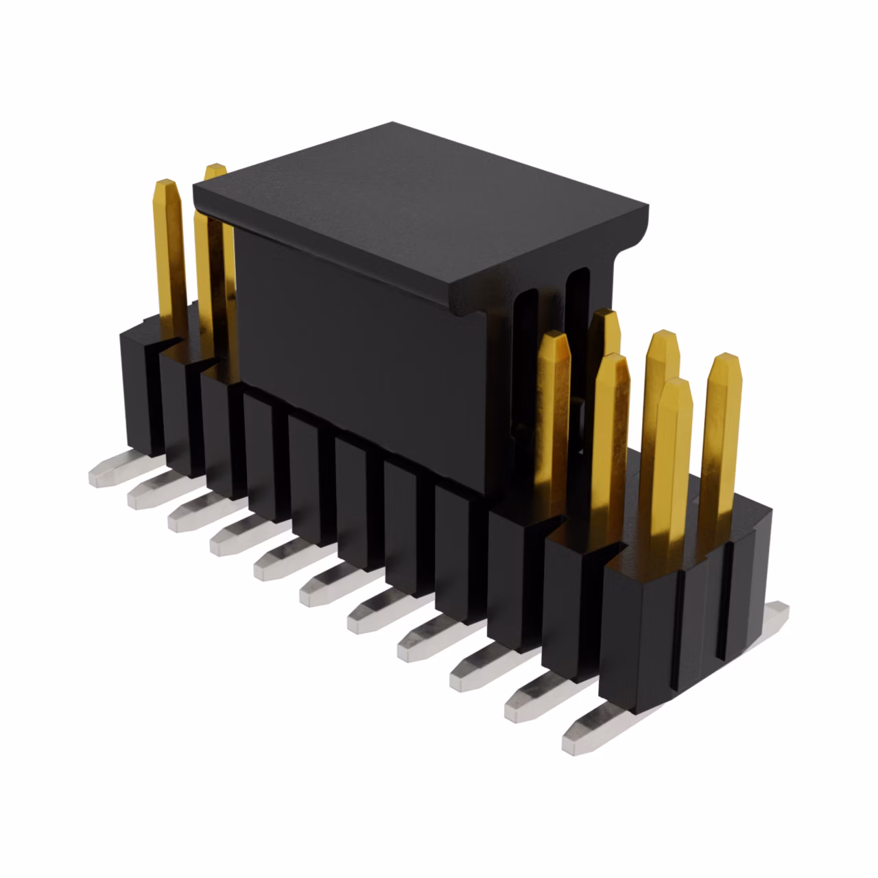 Slim-Grid Header, 22 Circuits, Surface Mount, Vertical, Unshrouded, 0.76µm Select Gold (Au) Plated, with Pick-and-Place Cap, Tube, Lead-Free for sale