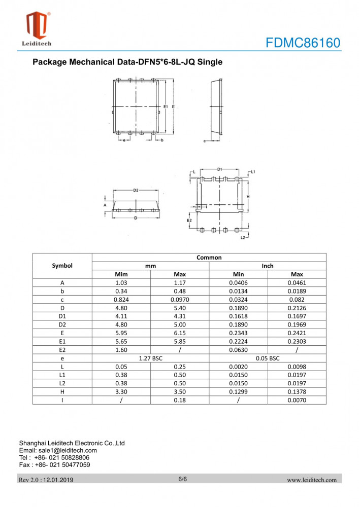 FDMC86160 datasheet page 6