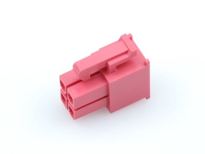Mini-Fit Versa Color Receptacle Housing, Dual Row, Nylon 6/6 UL 94V-0, 8 Circuits, Glow-Wire Capable, Blue