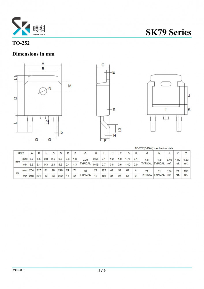 SK7905U datasheet page 5
