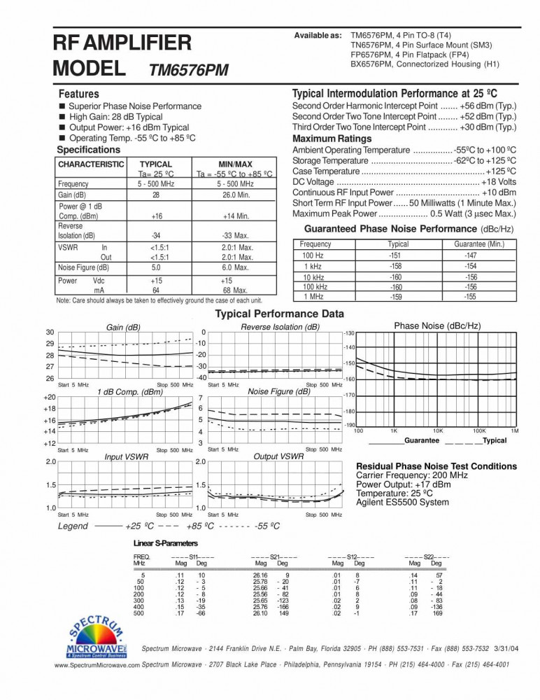 BX6576PM technical document preview