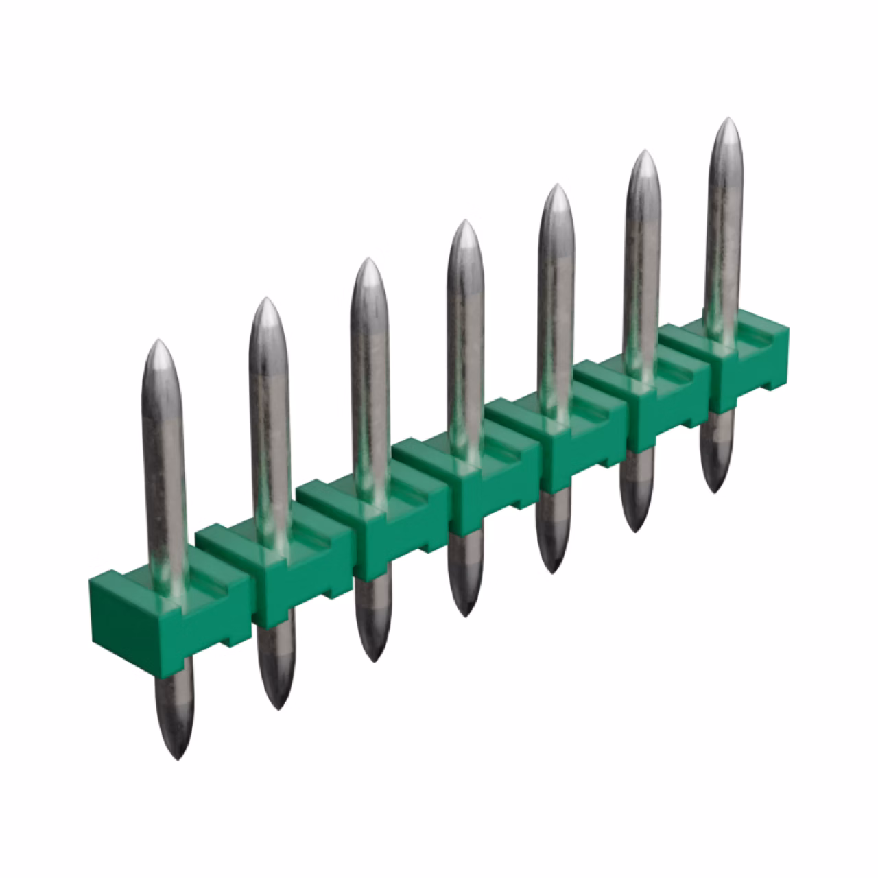 3.50mm Pitch Eurostyle Vertical PCB Pin Header, Breakable, 2 Circuits