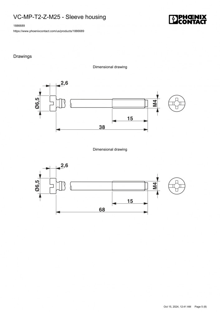 Phoenix Contact 1886689 product document page 5