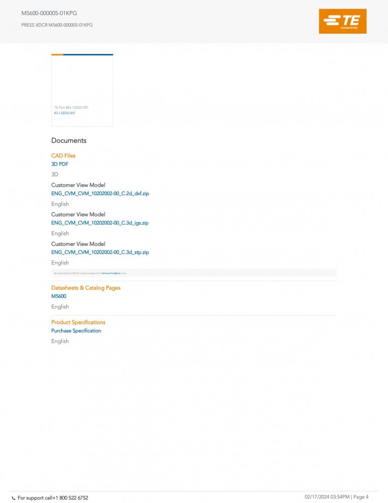 M5600 documentation page 4