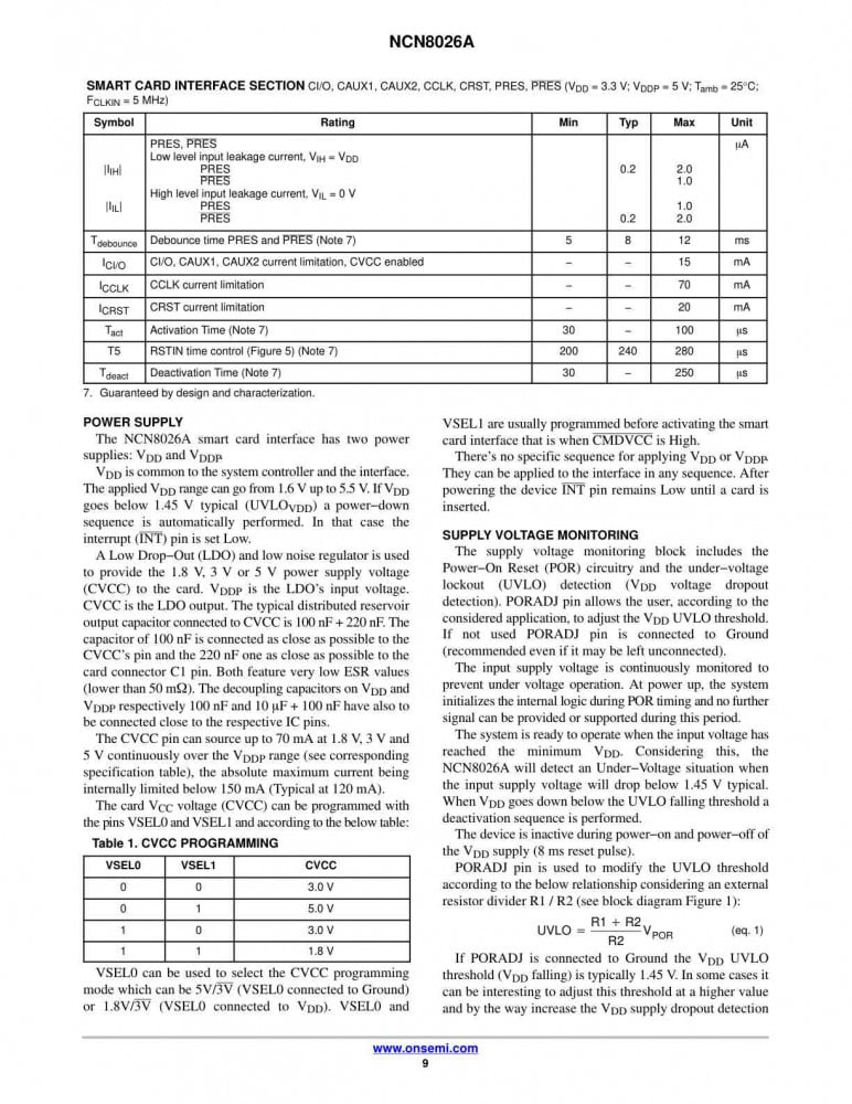 NCN8026A datasheet page 9