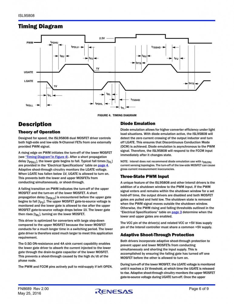 ISL95808HRZ-T datasheet page 6