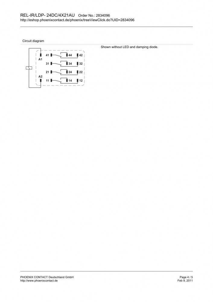 Phoenix Contact 2834096 technical document page 4