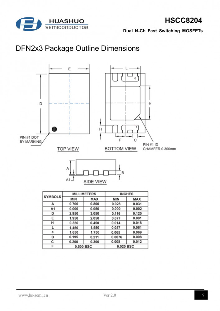 HSCC8204 datasheet page 5