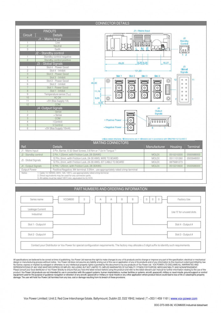 VCCM600S document page 6