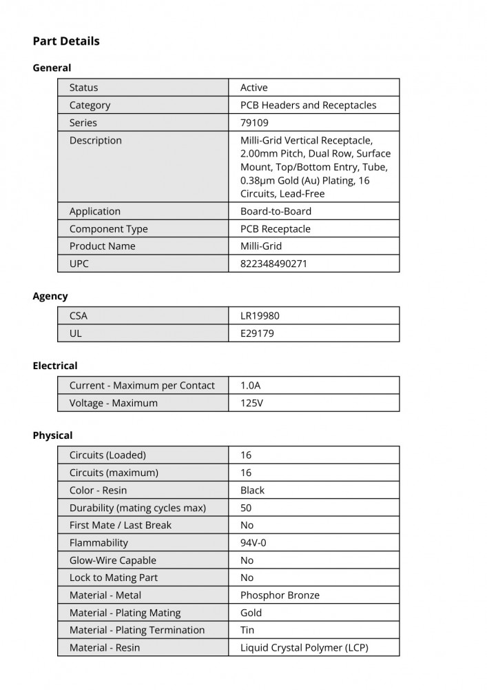 MOLEX 791091007 product document page 2