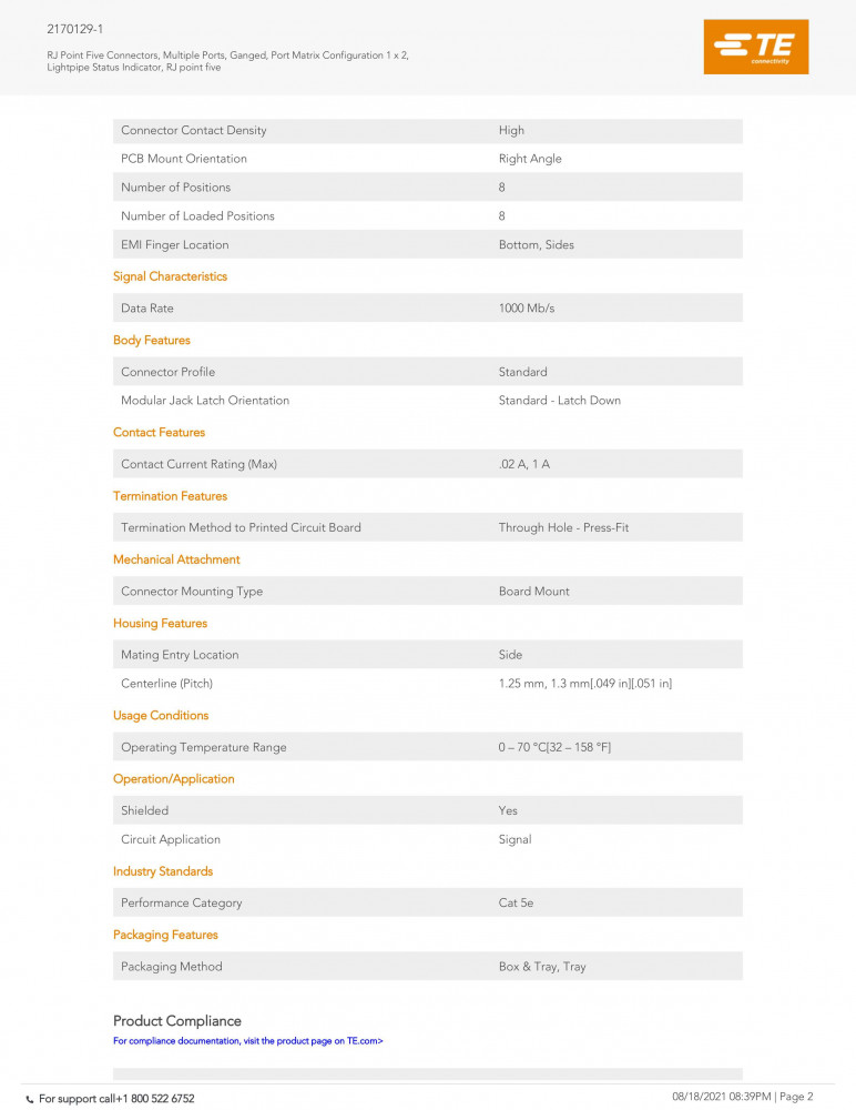 2170129-1 technical document page 2