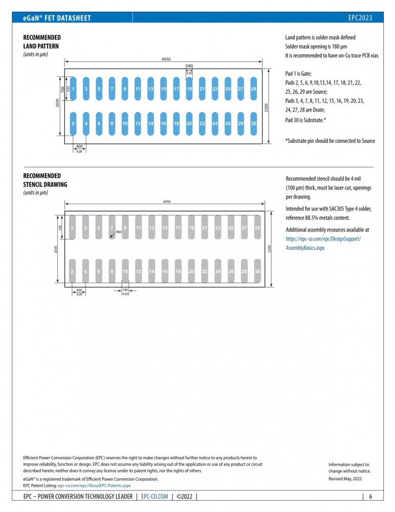 EPC2023 datasheet page 6
