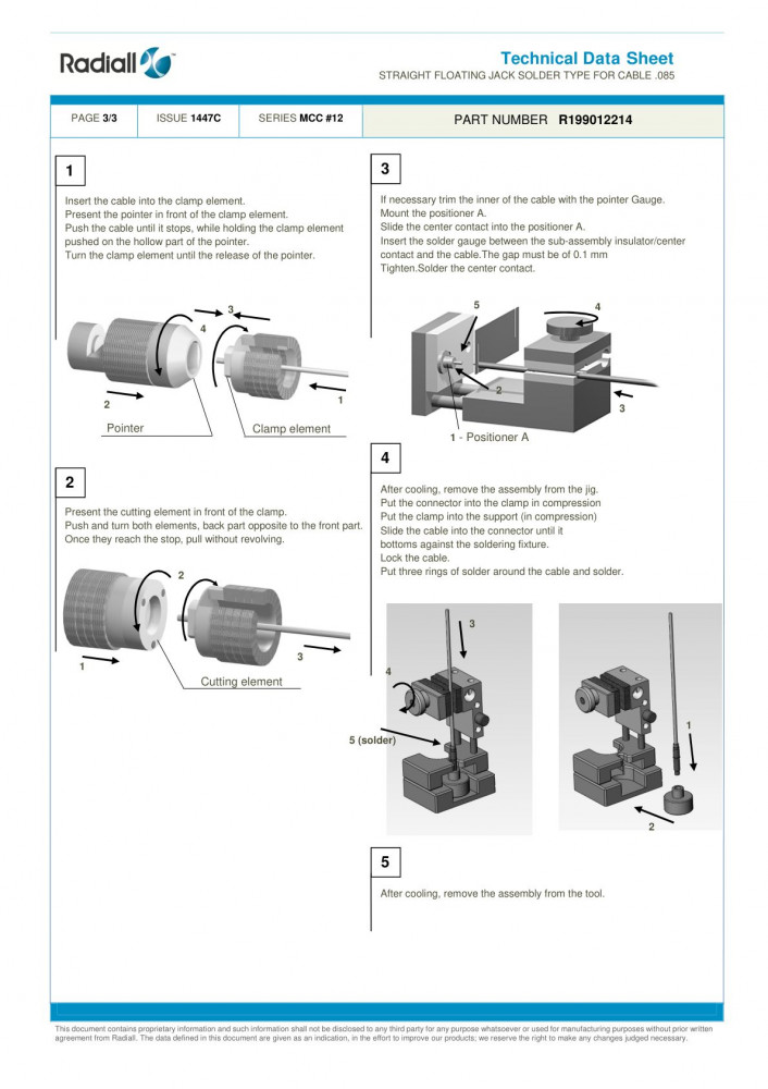 Radiall R199012214 datasheet page 3