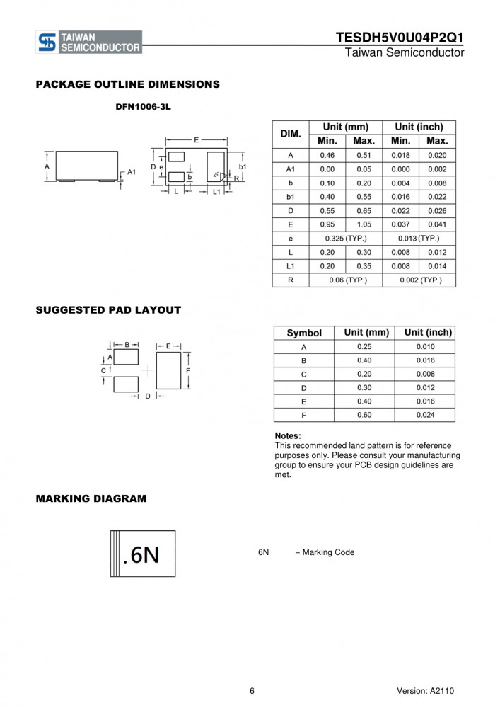TESDH5V0U04P2Q1 datasheet page 6