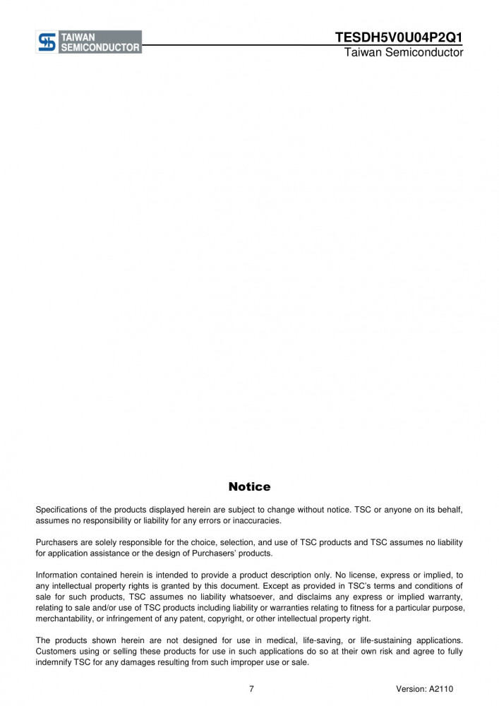 TESDH5V0U04P2Q1 datasheet page 7