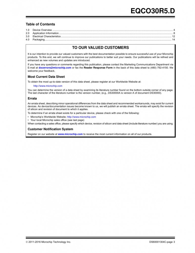 EQCO30R5.D datasheet page 3