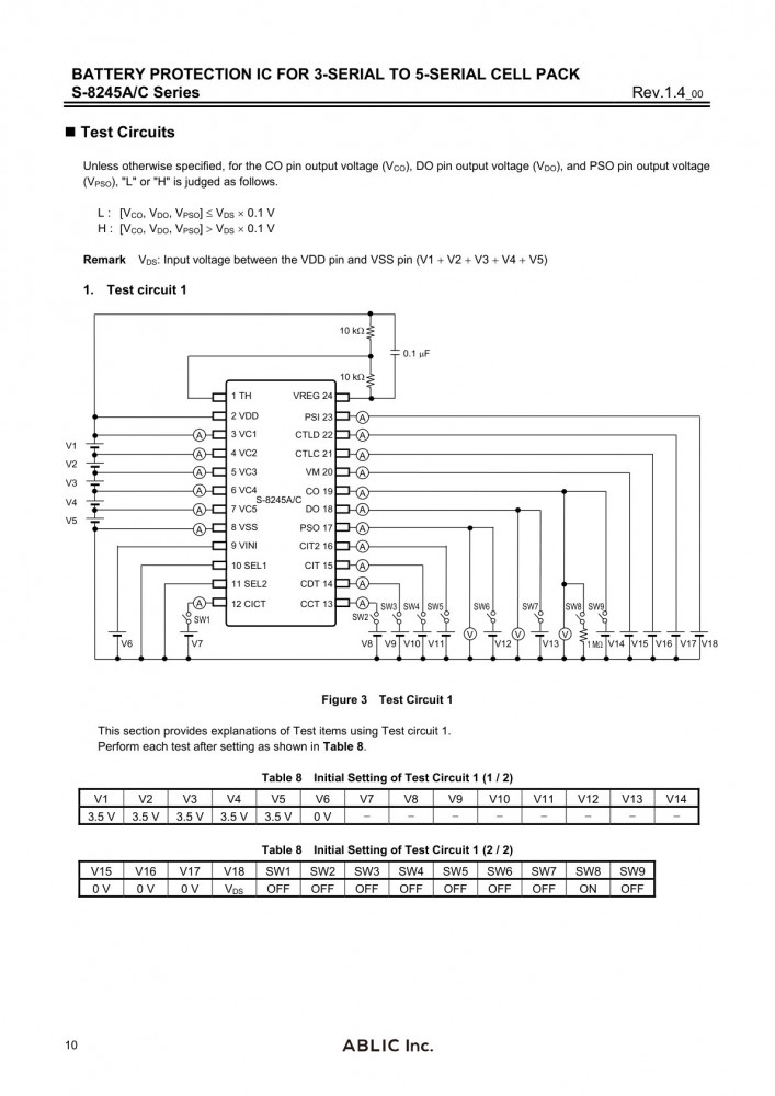 S-8245A/C technical document page 10