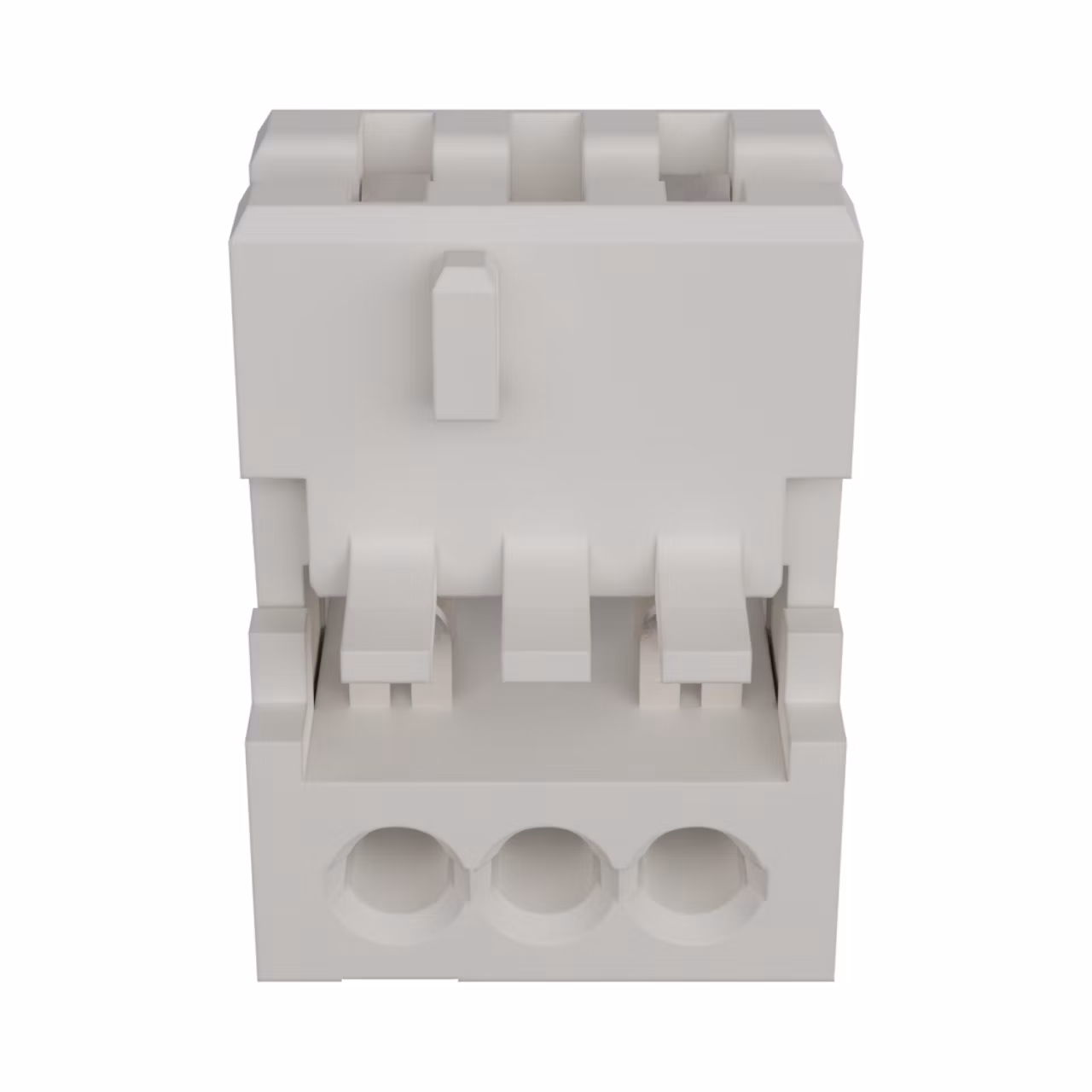 Appli-Mate RAST 2.5 Female Connector, 5.00mm Pitch, 2 Circuits, Position A and B Removed, Open Endwalls, with Blue Stripe for sale