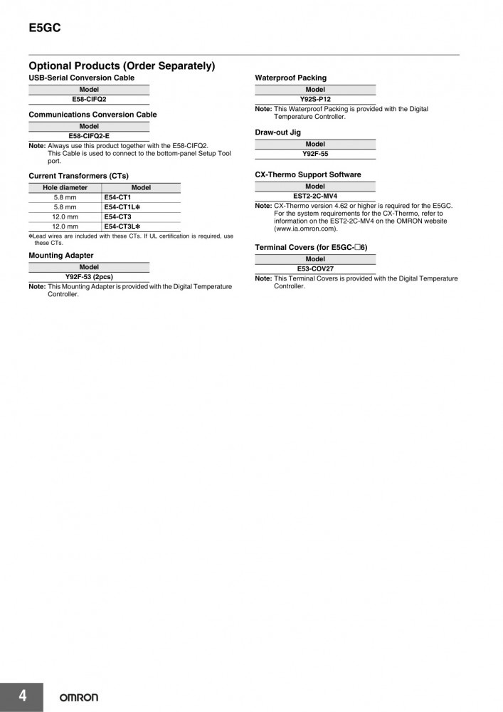 Product datasheet page 4