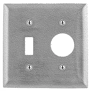 Wallplates and Boxes, Metallic Plates, 1- Gang, Strap Mounted Blank, 430 Stainless Steel