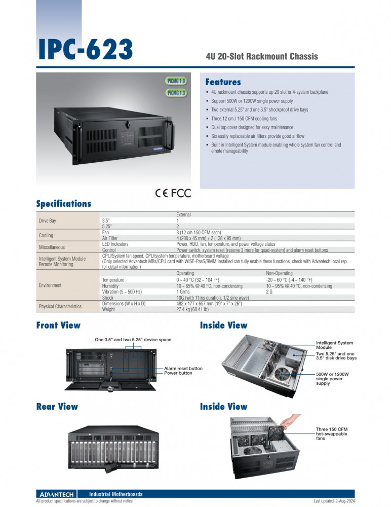 IPC-623 product document page 1