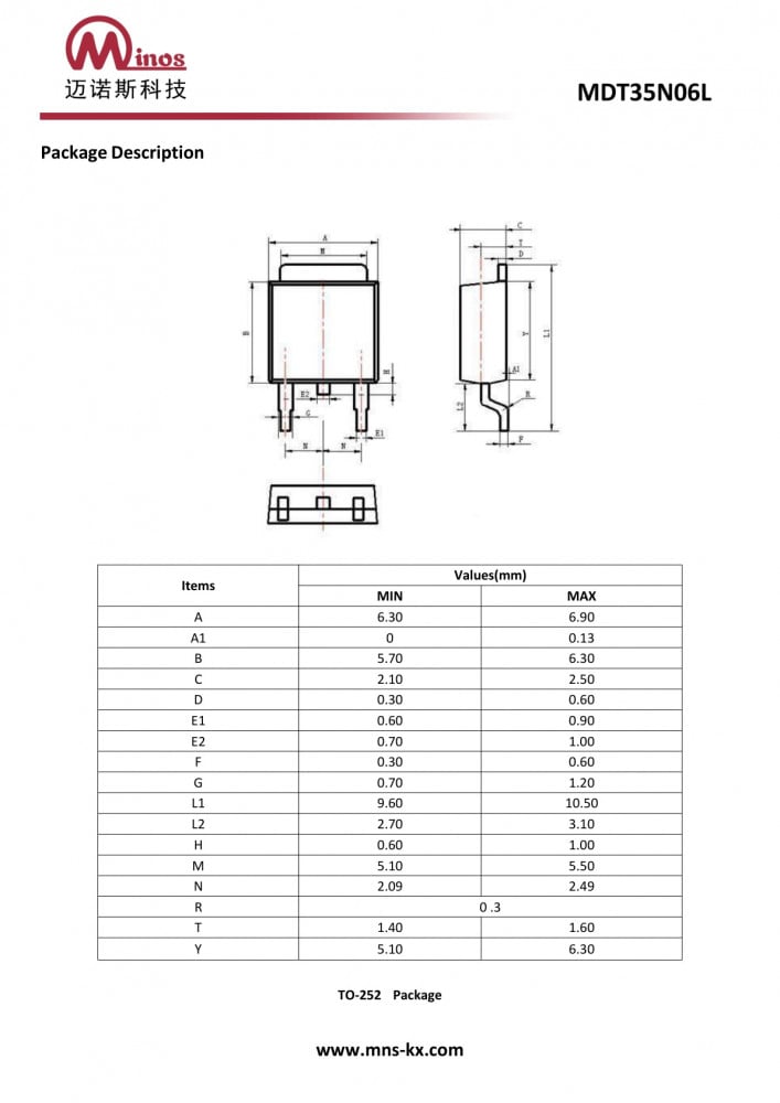 MDT35N06L datasheet page 6