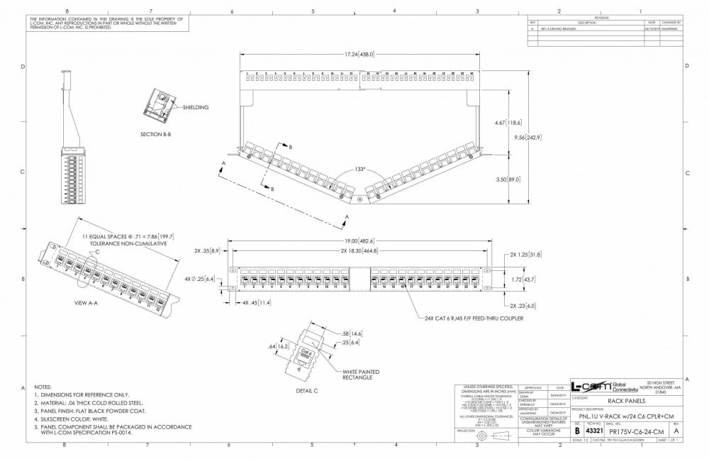 PR175V-C6-24-CM technical document preview