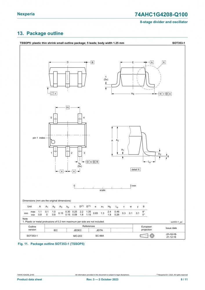 74AHC1G4208GW-Q10H datasheet page 8