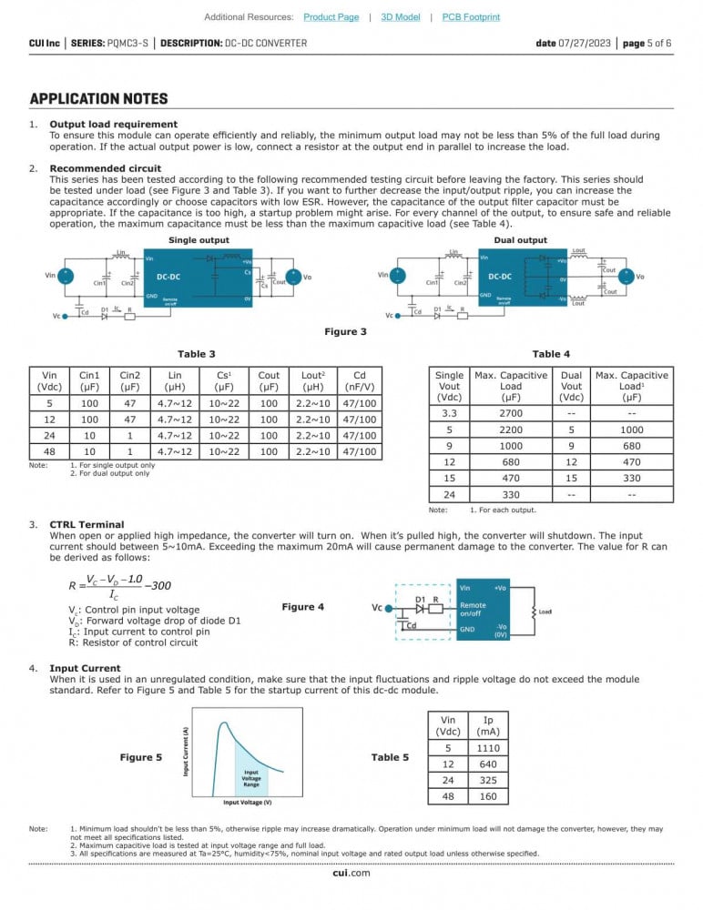 CUI PQMC3-S datasheet page 5