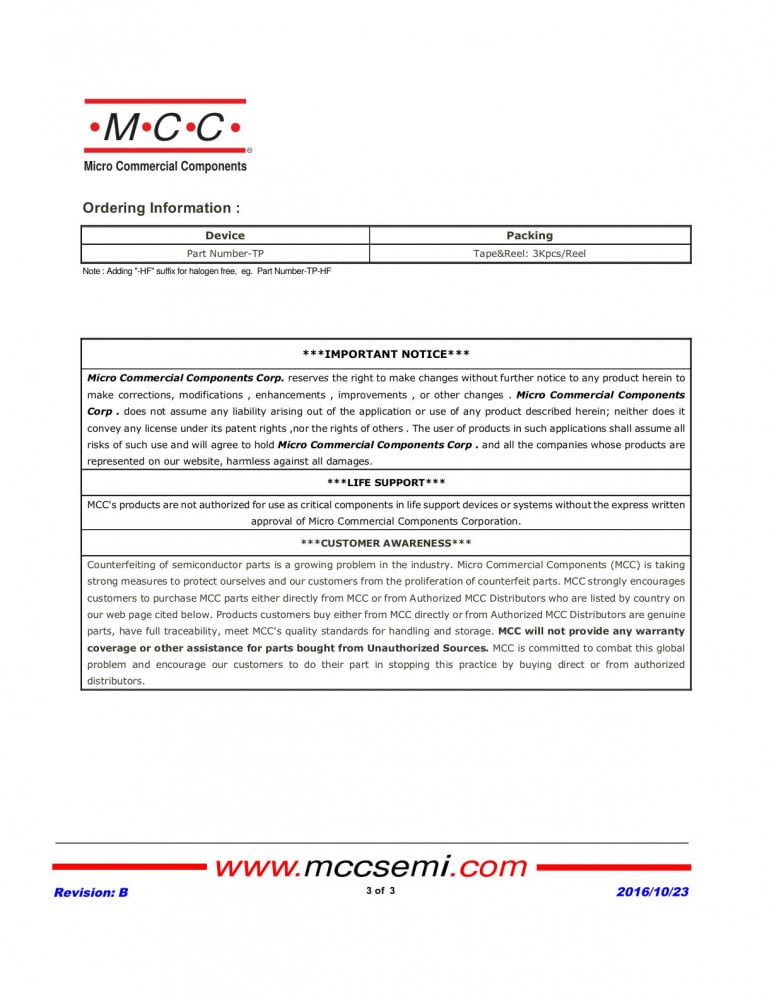 SK44BL-TP datasheet page 3