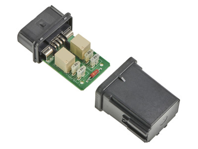 Micro Power Distribution Box, 1 Relay, 1 Slow Blow Fuse, Supporting Electronics