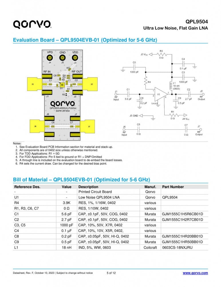 QPL9504 technical document page 5