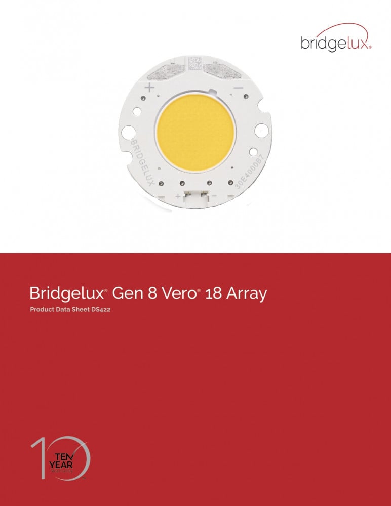 Bridgelux Vero 18 datasheet page 1
