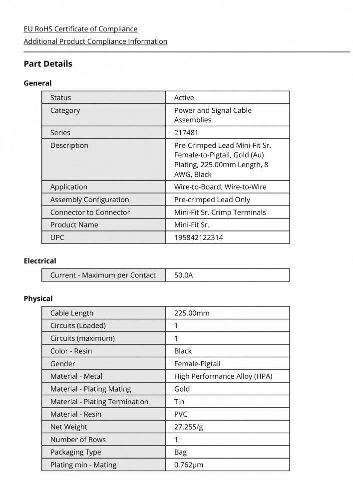 MOLEX 2174811223 drawing preview, page 2