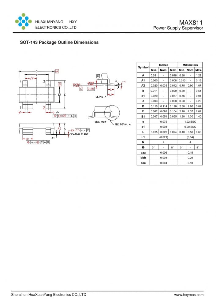 MAX811T-HXY datasheet page 5