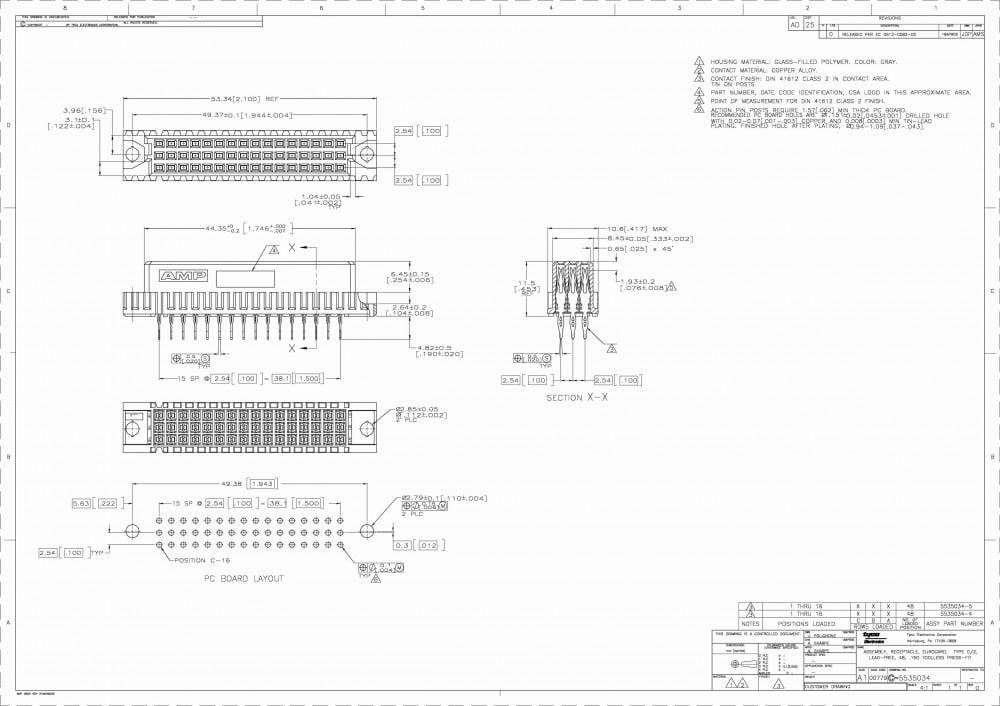TE Connectivity 5535034-5 technical document preview