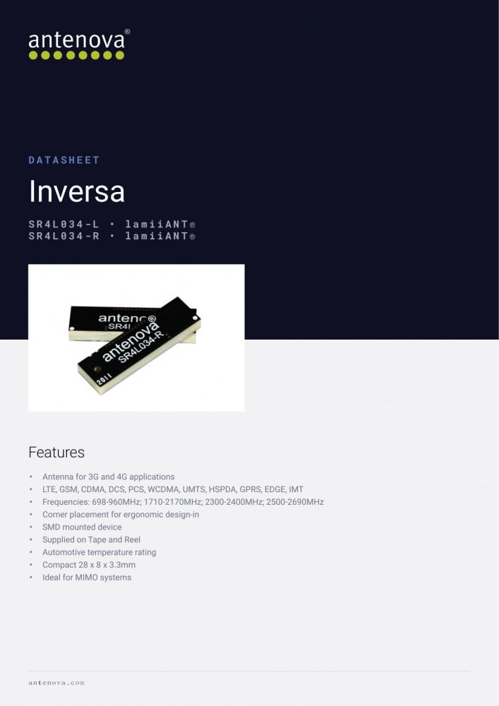 SR4L034-R datasheet page 1