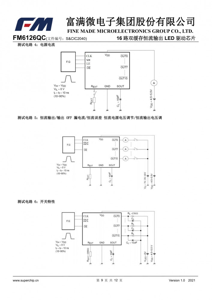 FM6126QC datasheet page 9