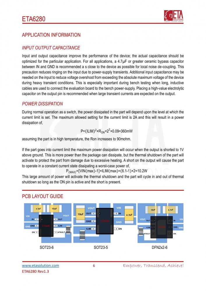 ETA6280S2F datasheet page 6