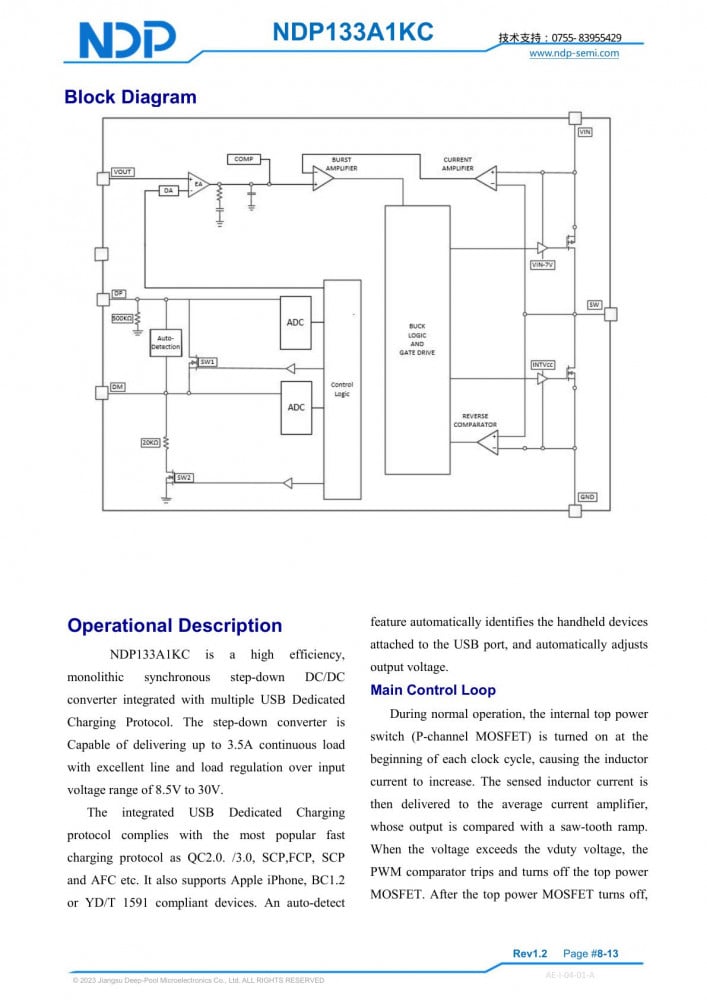 NDP133A1KC datasheet page 8