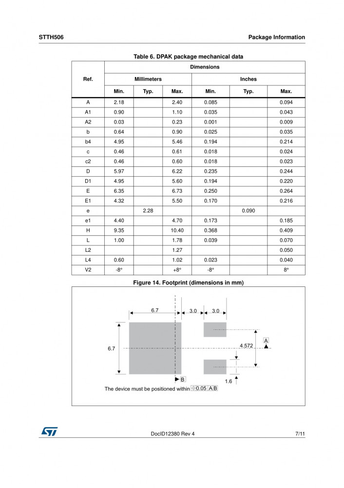 STTH506B-TR datasheet page 7