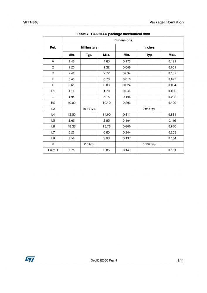 STTH506B-TR datasheet page 9
