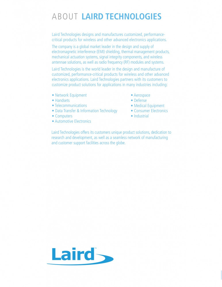 Laird Toroid and Balun Cores catalog page 2