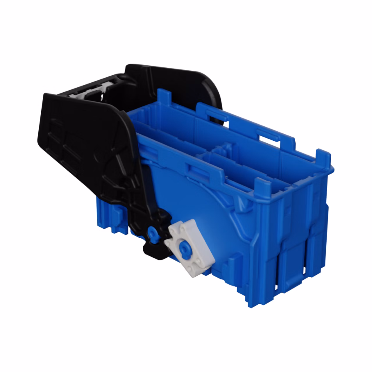 MX-DaSH Unsealed Modular 2x2 Female Connector Assembly, Right Wire Output, Keying Option C, Blue for sale