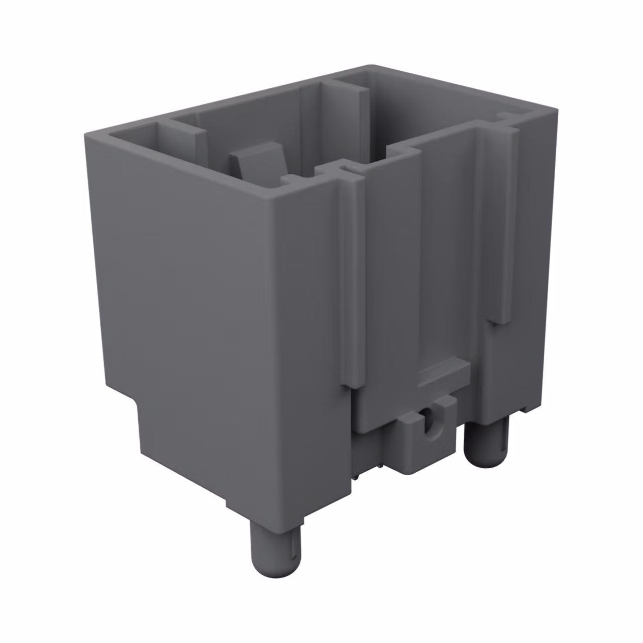 2.54mm Pitch, H-DAC 64 High Density Automotive Header, Dual Row, Vertical, 14 Circuits, Polarization Option 1, Gray, Tray for sale