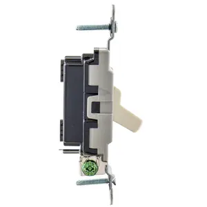 Toggle Switch, 1P, 15A 120/277V AC, Back & Side Wired, Light Almond for sale