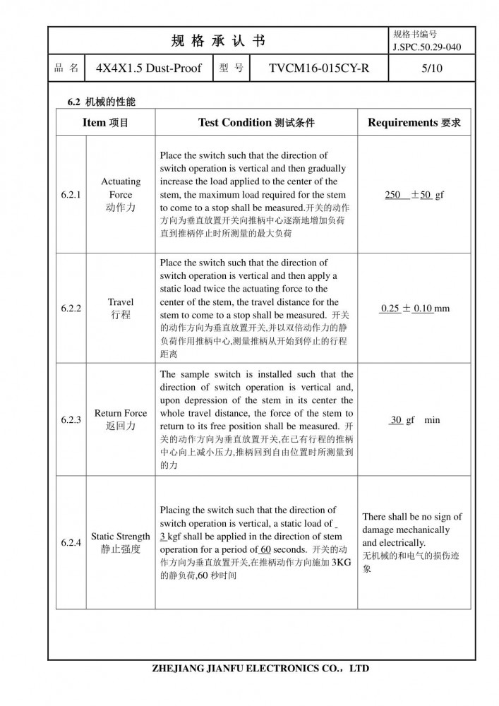 TVCM16-015CY-R specification page 6