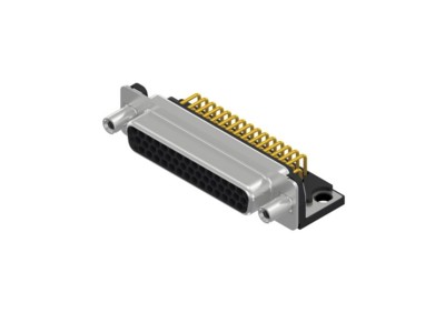 D-SUB High Density • 44-pos. • Socket • Solder pin angled • Plastic bracket • Quality class 3 • UNC 4-40 for sale